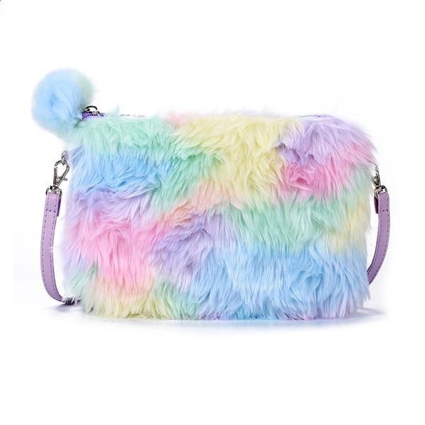 Fuzzy Plush Handbag – Ellezy