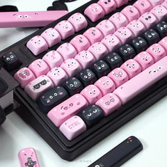 Pastel Goth Piggy Keycaps Set – Ellezy