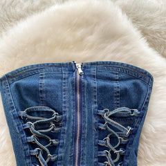 Tiny Denim Dancer Outfit Set – Ellezy